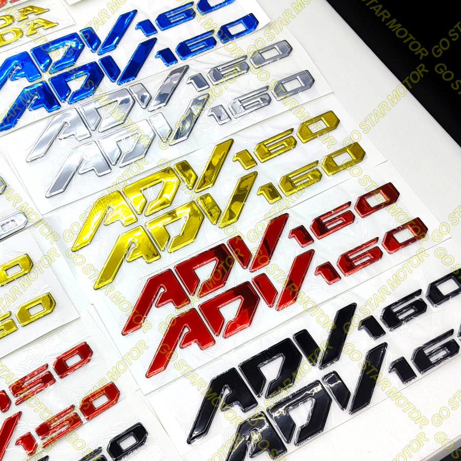 (1Set-2pcs) ADV150 ADV160 ADV 150 160 Emblem Sticker Logo 3D Badge ...