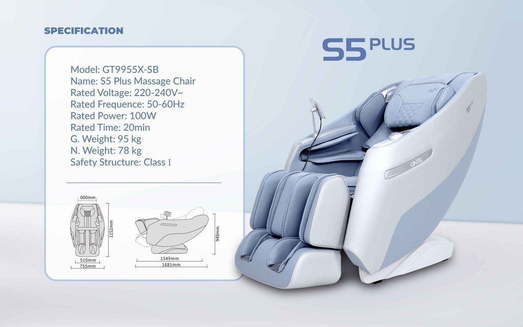 GINTELL S5 Plus Massage Chair | Shopee Malaysia