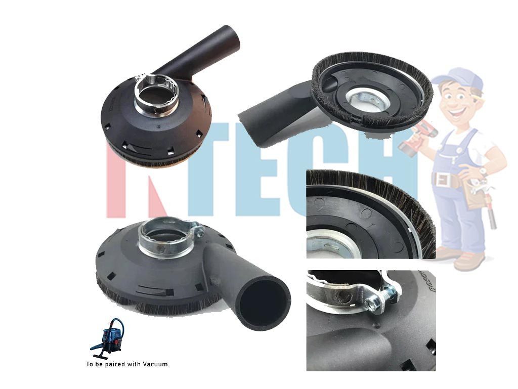 Bosch Dust Extraction Protection Guard for 4" Grinder 2608000629 ...