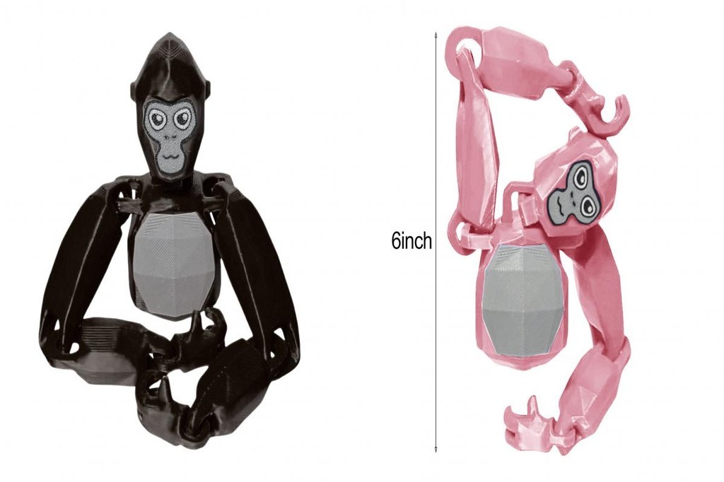 [stylishlife] Movable Hands Gorilla Toy Flexible Gorilla Tag Toy for ...