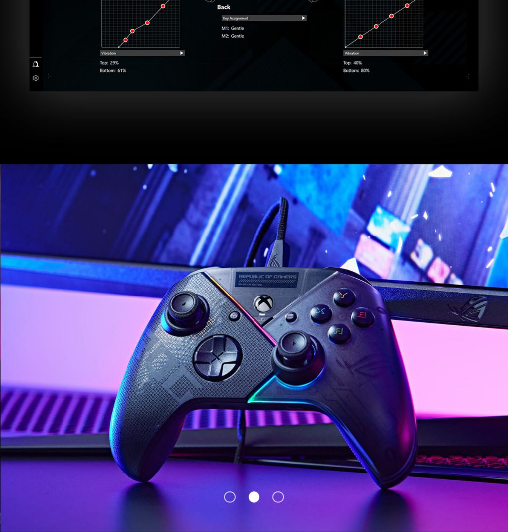 ASUS ROG Raikiri PRO Wireless Game Controller for Gaming PC ROG Ally ...
