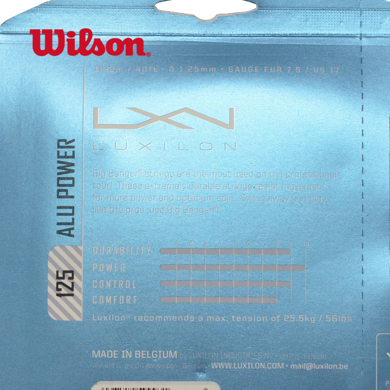Wilson Luxilon Alu Power 125 Tennis String WR8306901125 | Shopee Malaysia