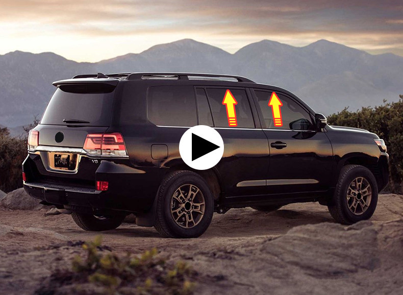 For Toyota Land Cruiser 200 Automatic Closing Window LC200 Rearview ...