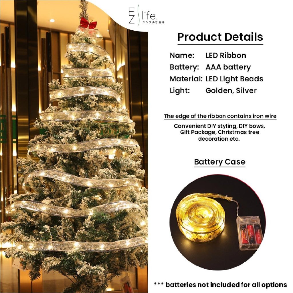 EzLife 120cm / 180cm / 210cm Christmas Tree Premium Dense Pine Tree ...