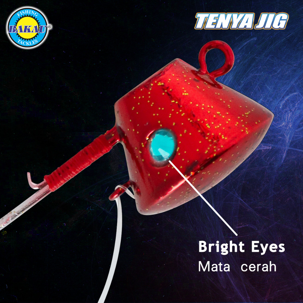 Bakau Tenya Jig Jigging Saltwater Fishing Lure Lures Umpan Bottom ...