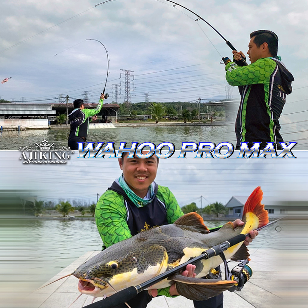 Ajiking Wahoo Pro Max Mesin Pancing Spinning | 6kg-8kg Max Drag | Air ...