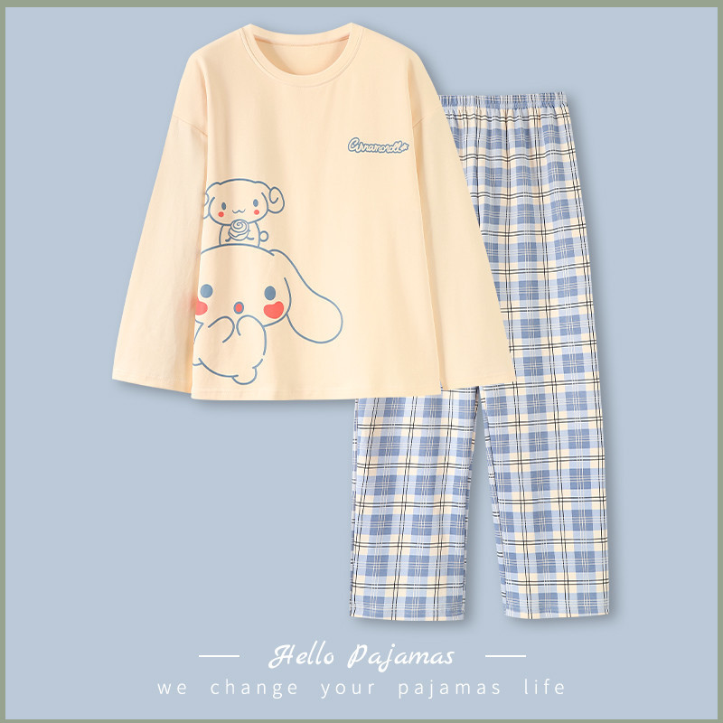 Sanrio Cinnamoroll Pyjamas Women Plus Size Long Sleeve Sleepwear Woman ...