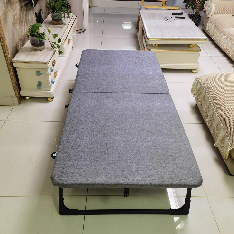 𝙍𝙚𝙖𝙙𝙮 𝙎𝙩𝙤𝙘𝙠 Folding Bed with Mattress Sleeping Portable Adjustable Bed ...