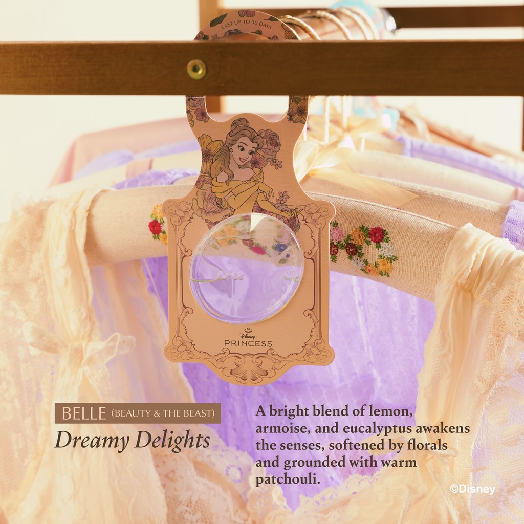 VANZO Disney Princess Wardrobe Scent - Belle/Dreamy Delights (4.2ml ...
