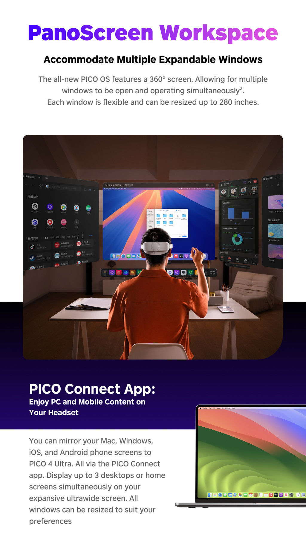 PICO 4 Ultra VR MR Headset / PICO 4 VR Headset (1 Year Warranty ...