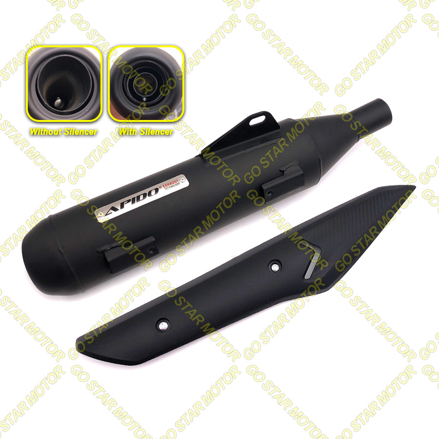 DASH2 DASH110 V2 DASH2 FI Standard Racing Exhaust Ekzos 25mm Muffler ...