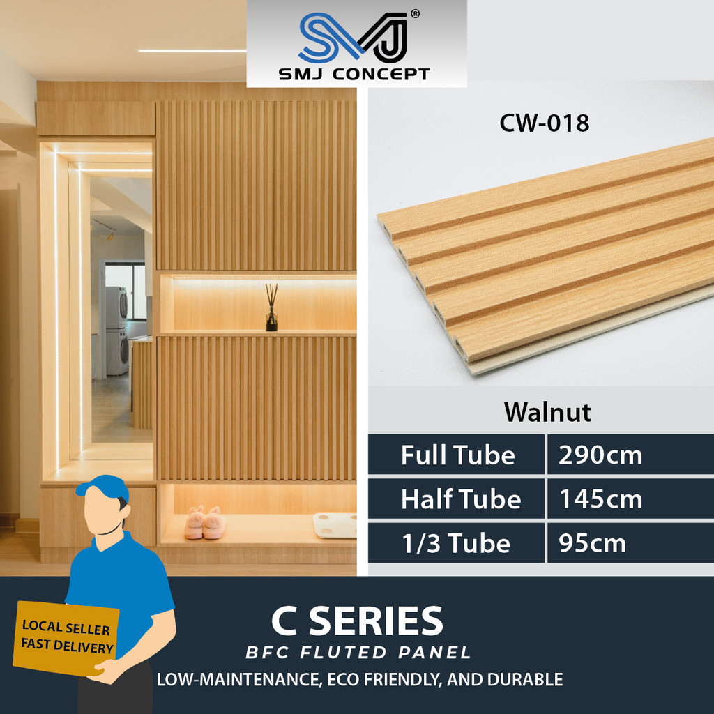 SMJ CONCEPT® Fluted Panel C Series Minimalist Chic (CW018) | Simple ...