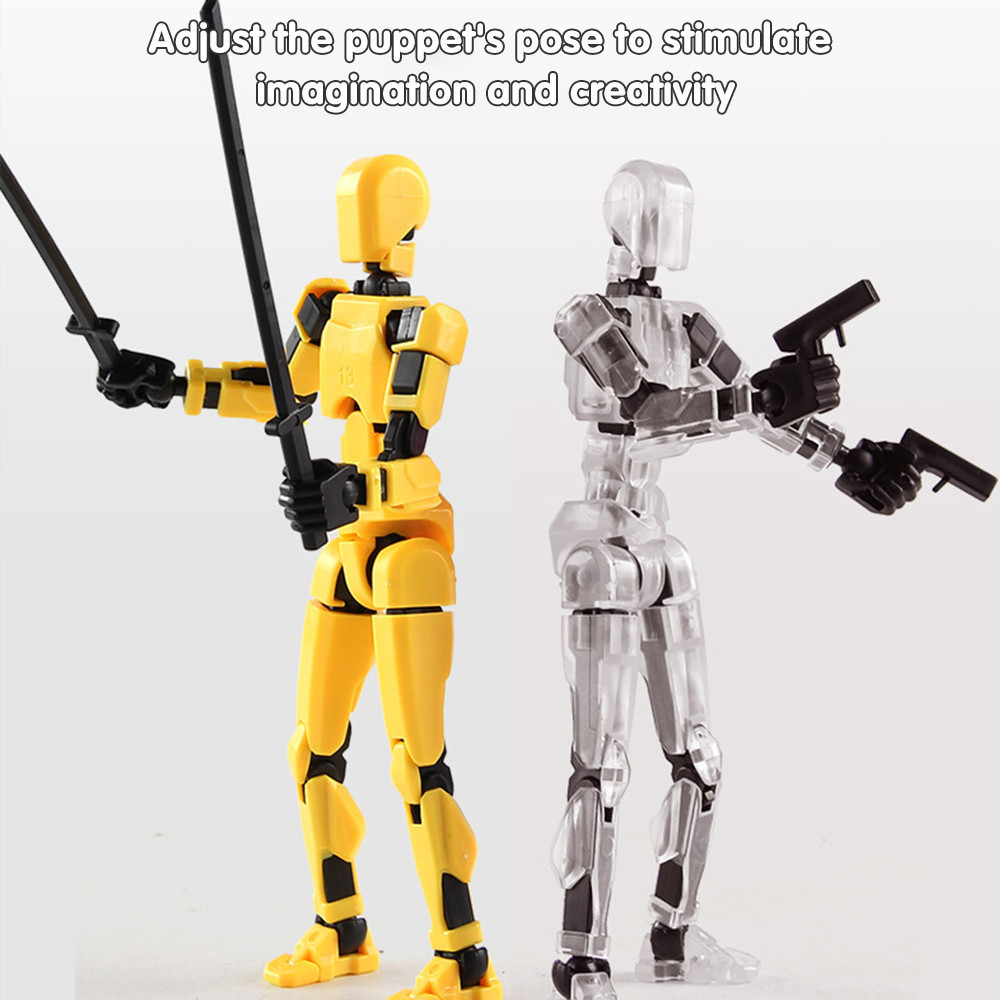 lakoe Lucky 13 Action Figure Robot 3D Printed Mannequin Toys Multi ...