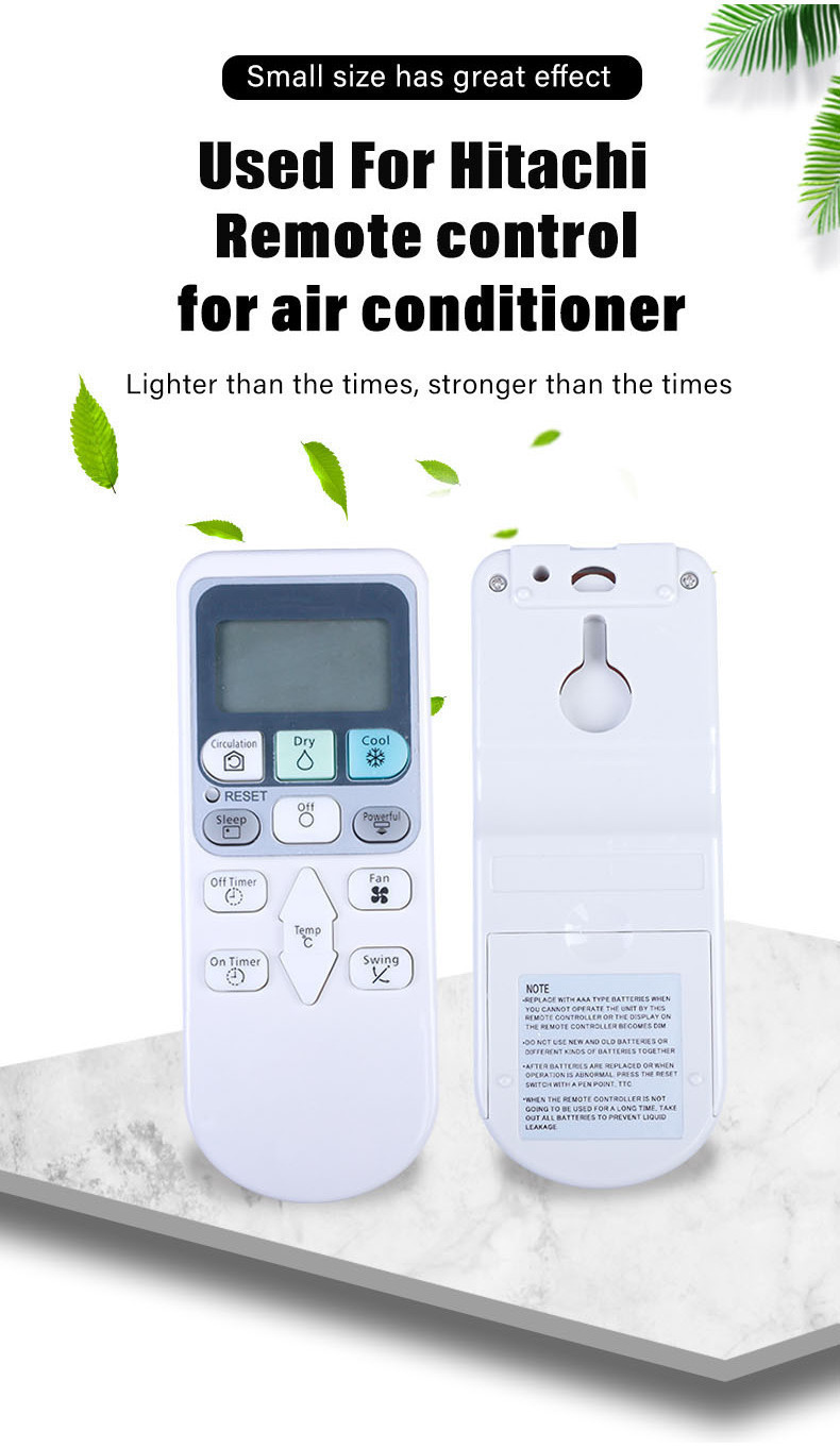 Hitachi Air Conditioner Remote Control - Universal Compatibility, Clear ...