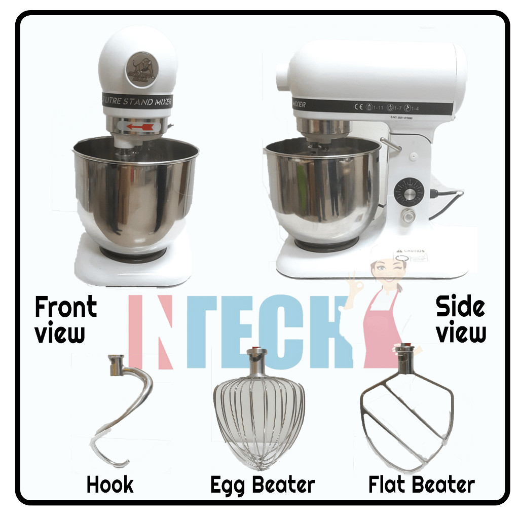 GOLDEN BULL B7A 7LITER TABLE TOP FOOD MIXER C/W 2 BOWLS & STANDARD ...