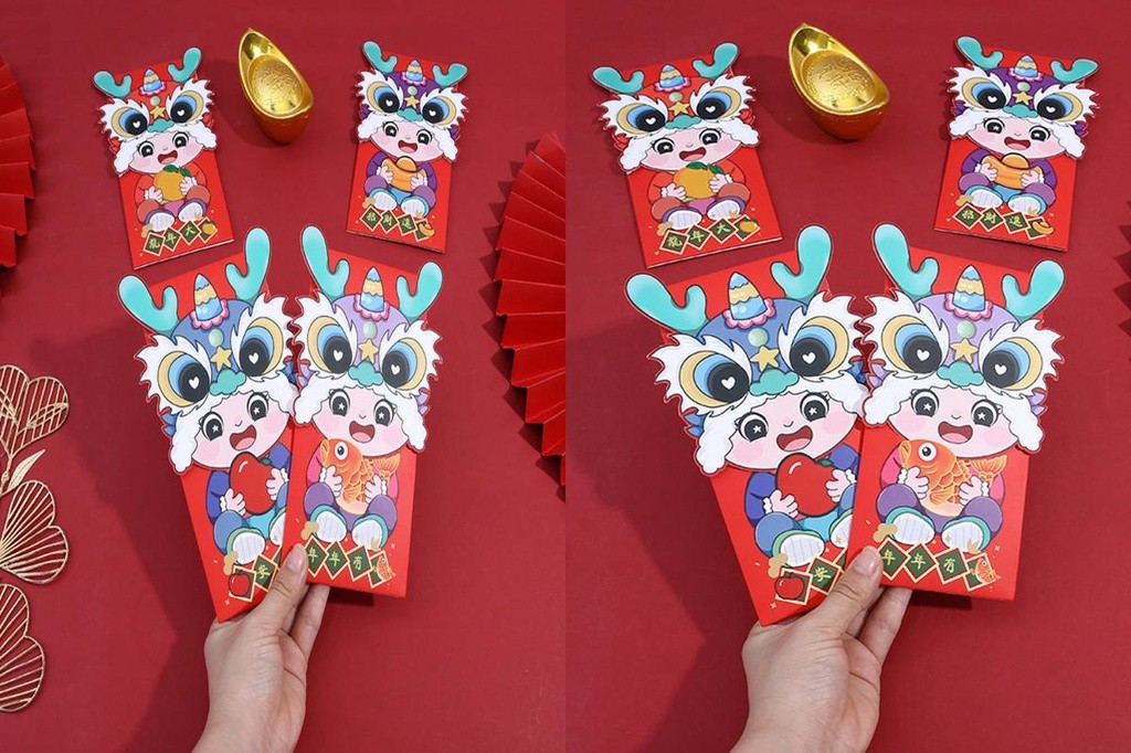 livecity| Cartoon Red Envelope Cute Dragon Red Envelope Year of the ...