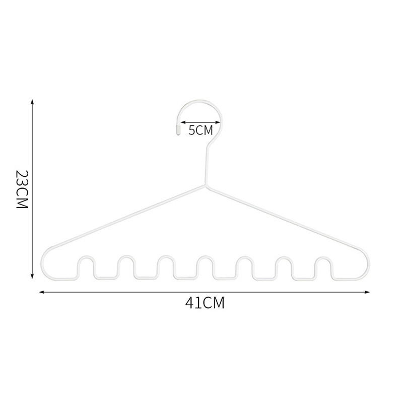 1PC Wave Cloth Hanger Anti Slip Multifunctional Drying Rack Saving ...