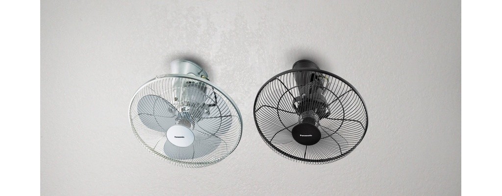 Panasonic Auto Fan 5 Speed Selection Oscillation Fan Condenser Motor ...