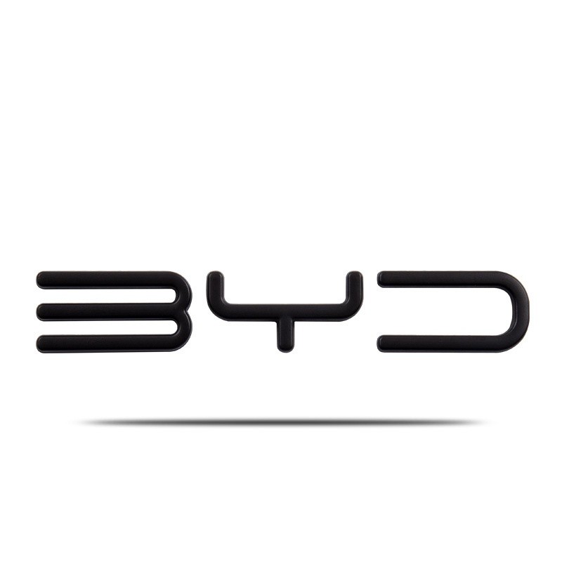 BYD Metal Emblem Sticker Rear Tail Emblem Body Sticker | Shopee Malaysia