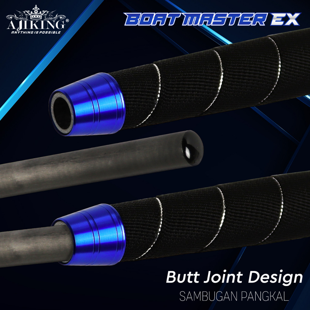 Ajiking Boat Master EX BME Joran Pancing Bot 5'6-6'6kaki | Air Masin ...