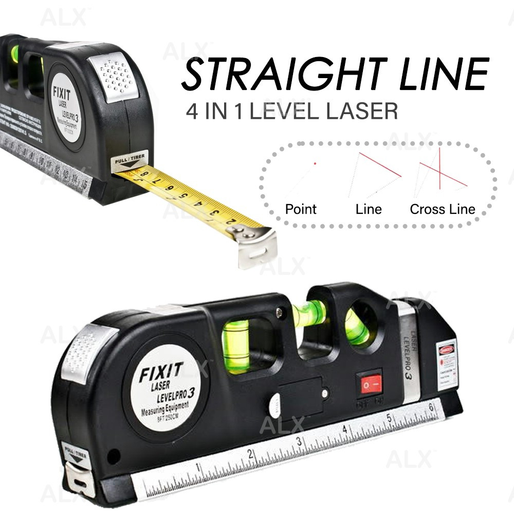 ALX 90 Degree Straight Line Laser Level Marking Projection Tool Laser ...