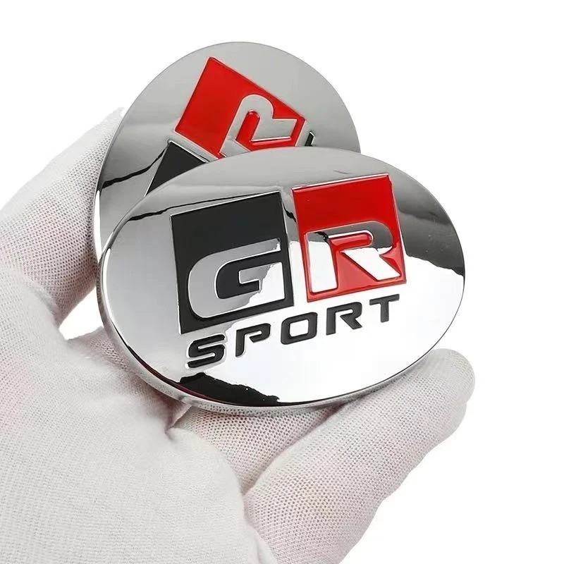 Car Steering Wheel Emblem Badge Decals For Toyota Sport GR Sport RAV4 C ...