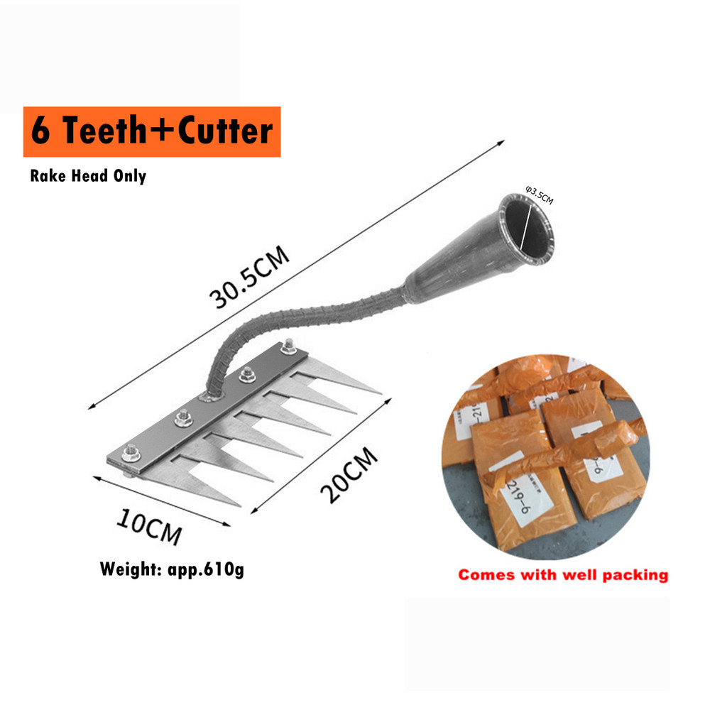Bubble Wrap Weeding Rake Cangkul Rumput Tajak Bergigi Portable ...