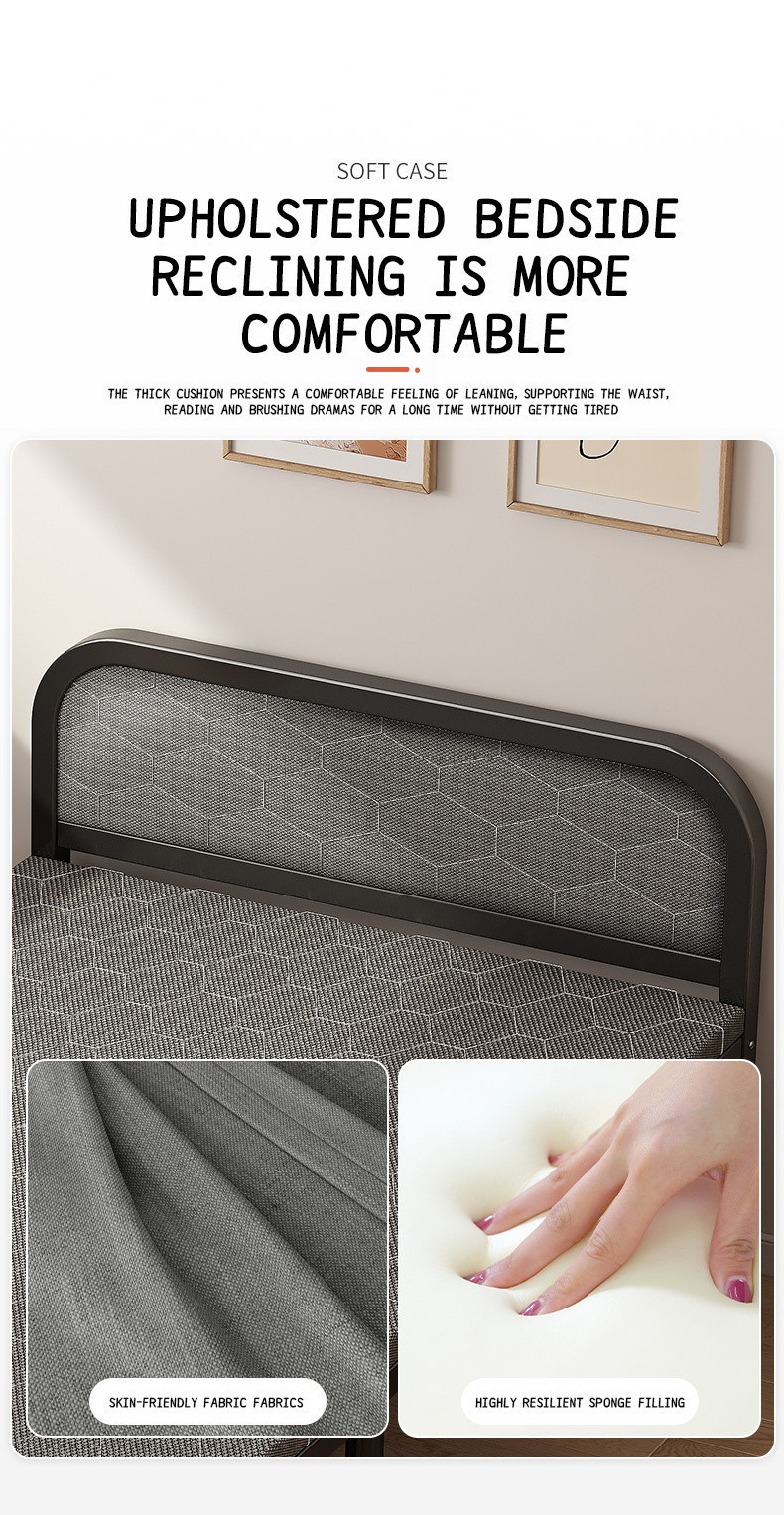 𝐁𝐌𝐙𝐀𝐑 𝙄𝙣 𝙎𝙩𝙤𝙘𝙠 Portable Folding Bed Katil Single Besi Katil Lipat Open ...