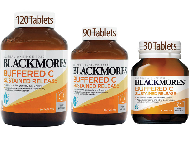 Blackmores Buffered C Sustain Release (30 Tablets / 90 Tablets / 120 ...