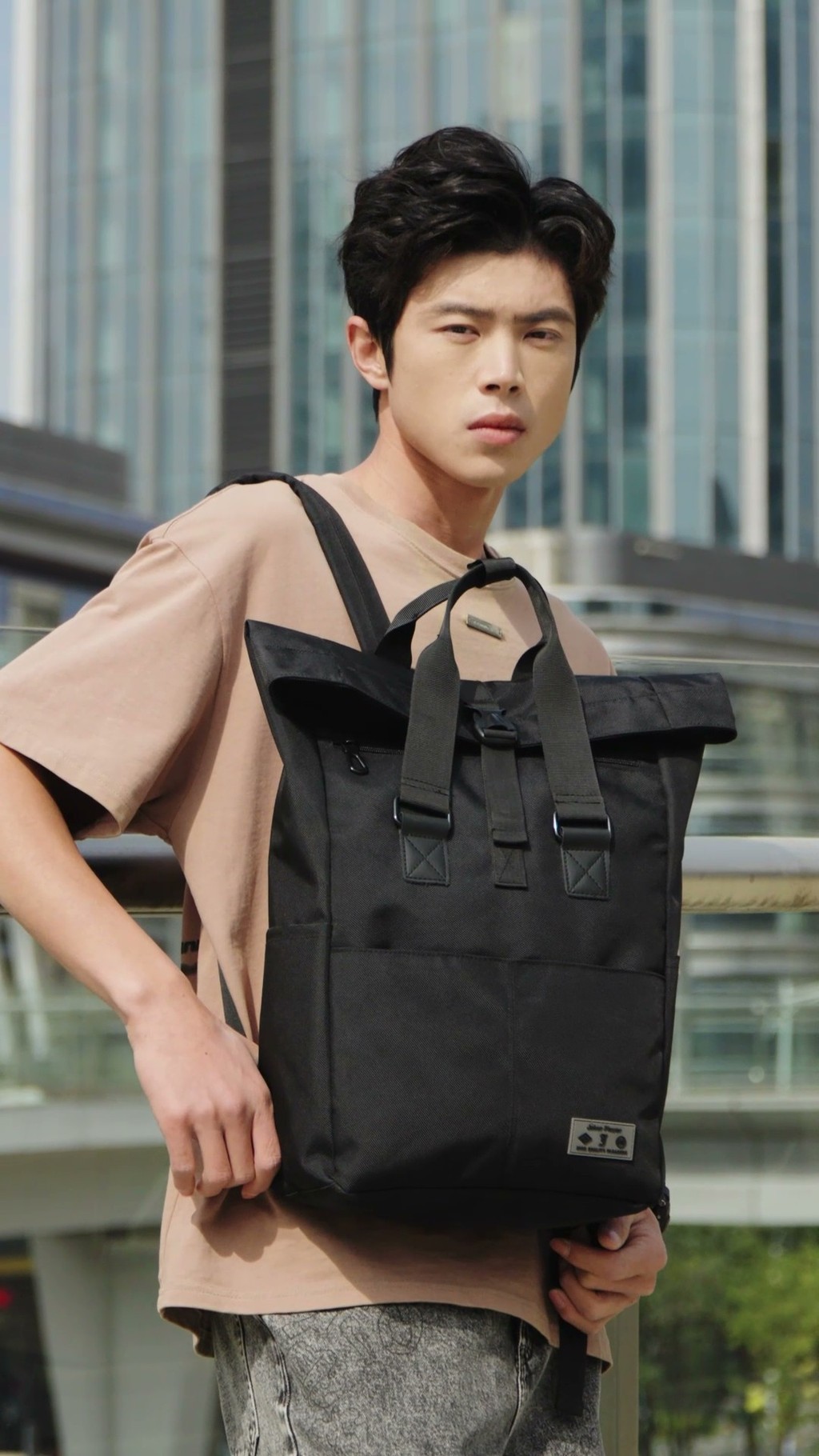 Joker Player Men Laptop Backpack - Black JH 1018 | Shopee Malaysia