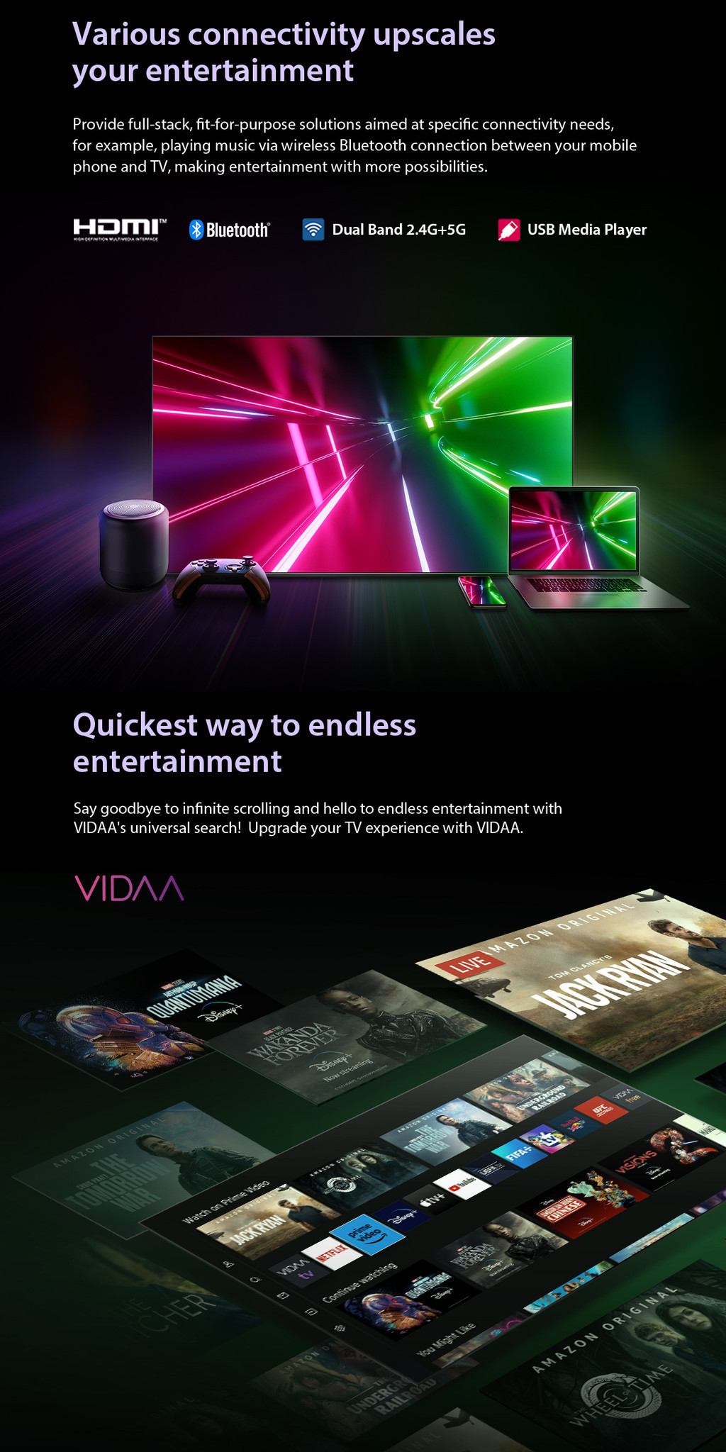 Toshiba 65 Inci 4K UHD DLED Quantum Dot / Dolby Atmos / Ultimate Motion ...