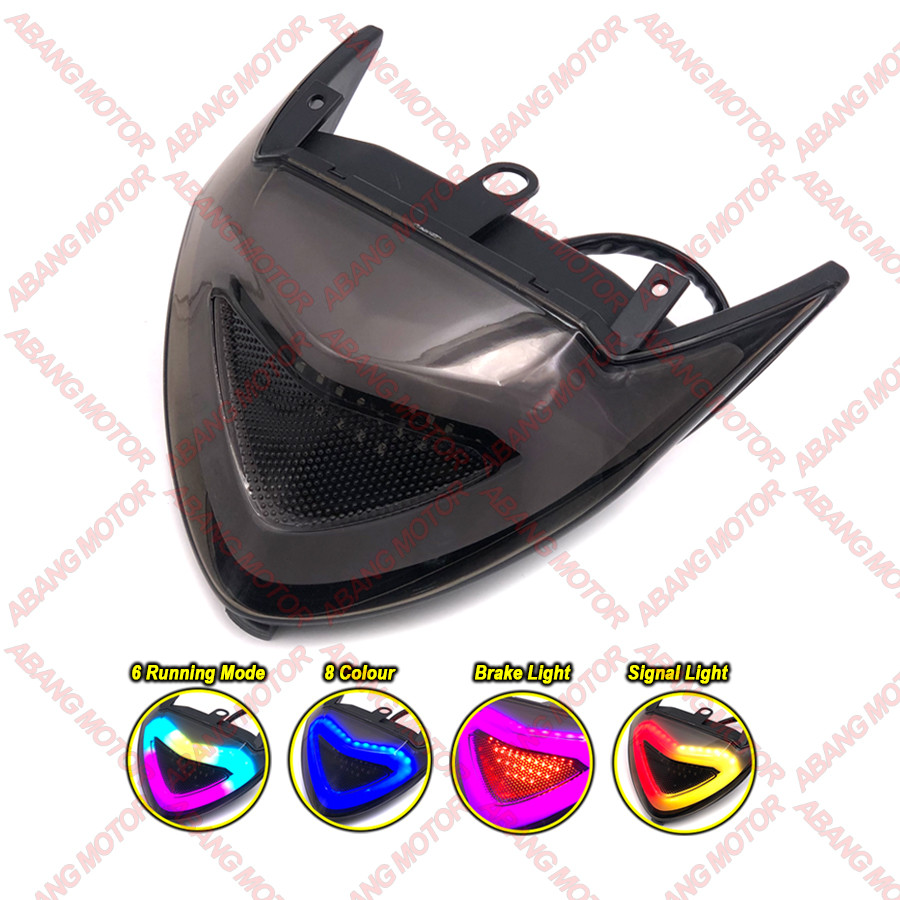 YAMAHA LC135 135LC V1 LED Head Lamp Tail Lamp Lampu LED Depan Belakang Mata Gaban Signal RGB ...