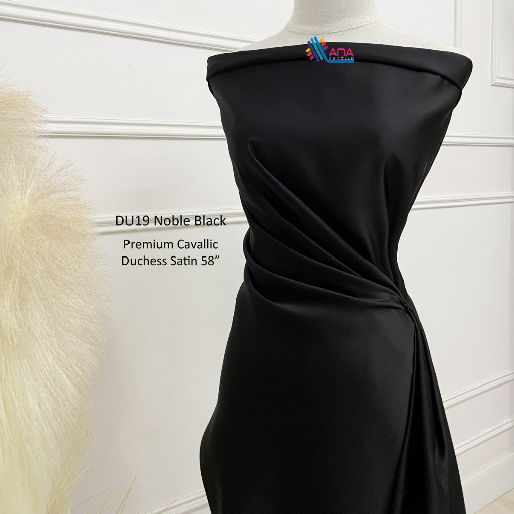 0.5m Premium Soft Cavallic Duchess Satin Luxurious Bridal Matte Satin ...