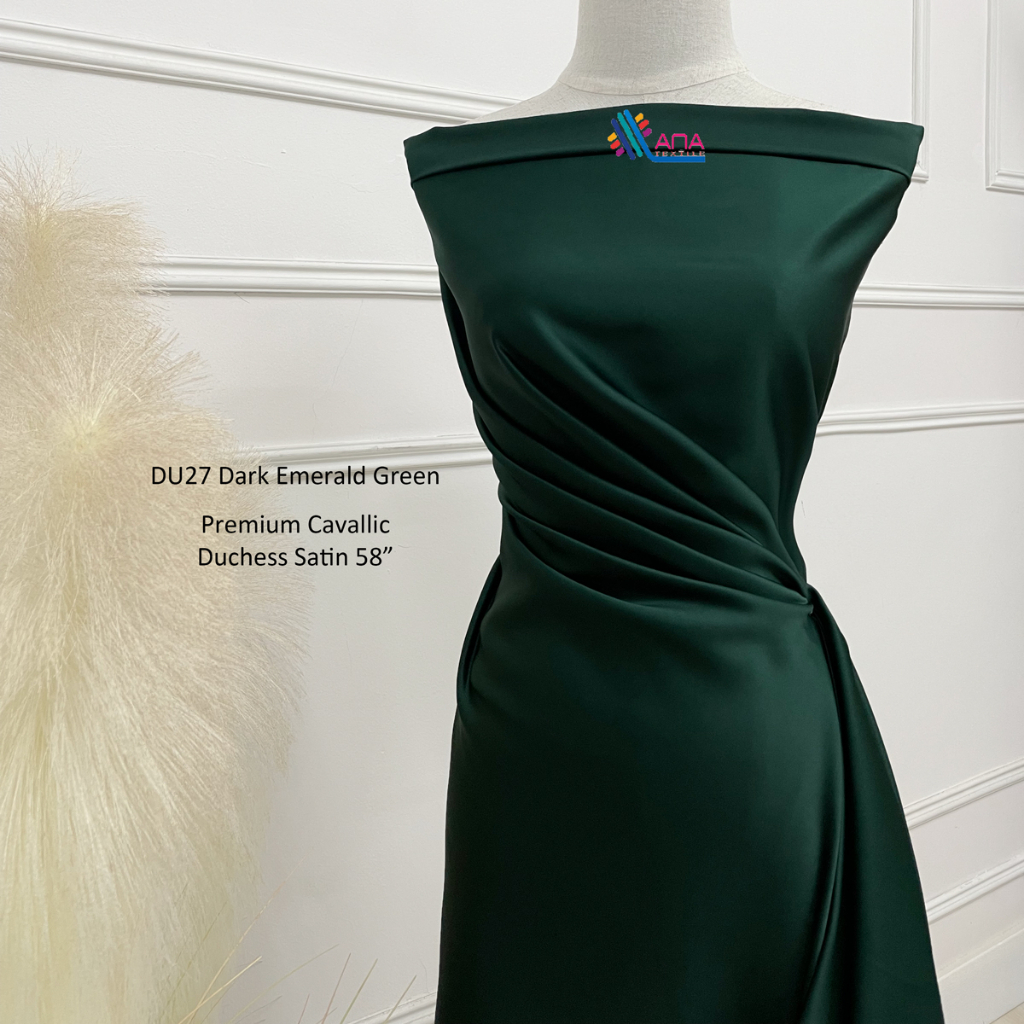 0.5m Premium Soft Cavallic Duchess Satin Luxurious Bridal Matte Satin ...