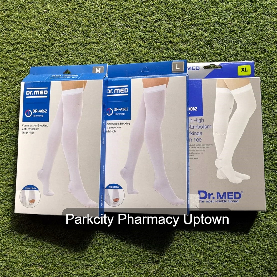 Dr. MED DR-A062 Compression Stocking Anti-embolism Thigh High Size S/ M ...