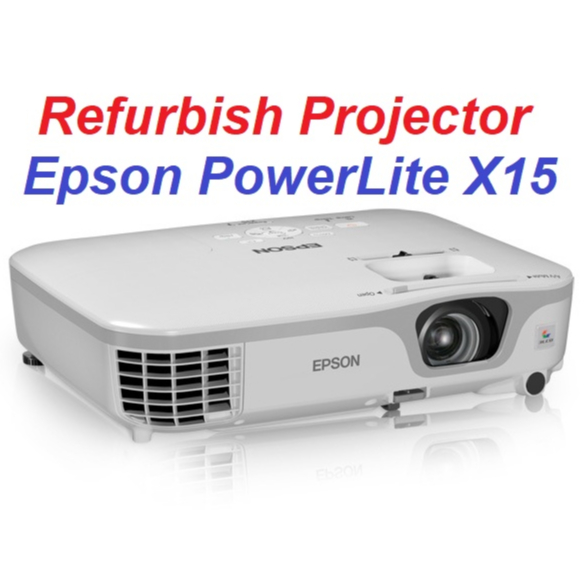 Refurbish LCD Projector Epson Powerlite x15 With HDMI, VGA and AV Input ...