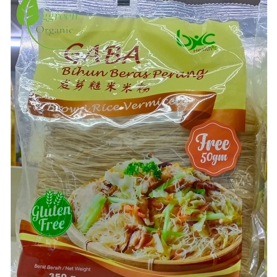 💖LOW GI💖GLUTEN FREE💖 BNC GABA Brown Rice Vermicelli / Bihun Beras Perang / 发芽糙米米粉 350G | Shopee ...