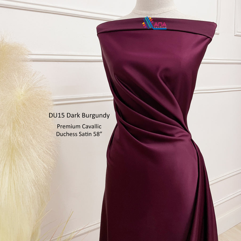 0.5m Premium Soft Cavallic Duchess Satin Luxurious Bridal Matte Satin ...