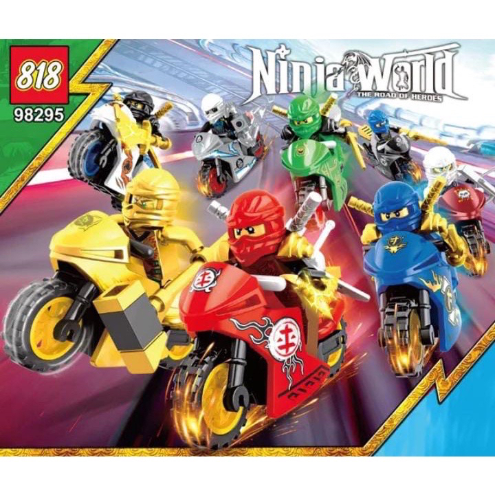 NINJA WORLD SET OF 8 IN 1 BUILDING BLOCKS (98295) | Shopee Malaysia