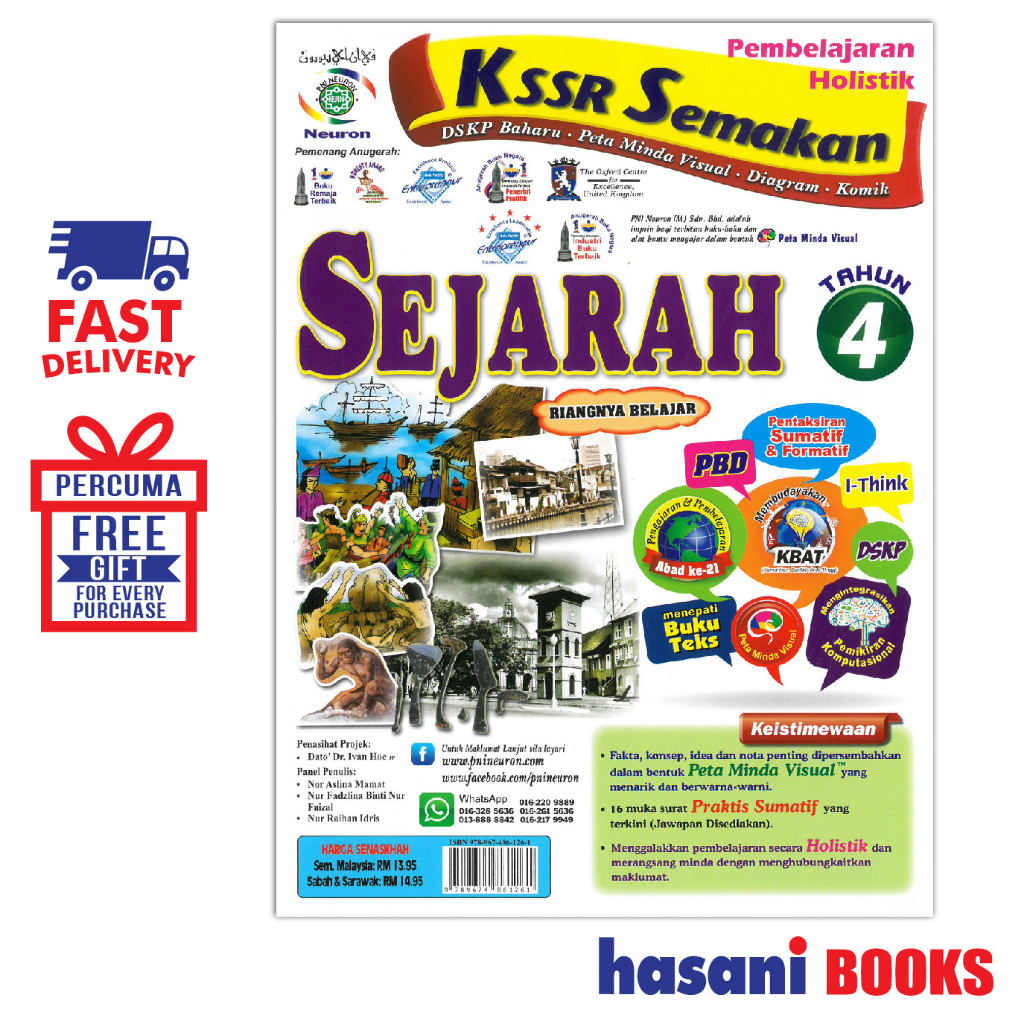 Hasani PNI Neuron Pembelajaran Holistik KSSR Semakan Sejarah Tahun 4 ...