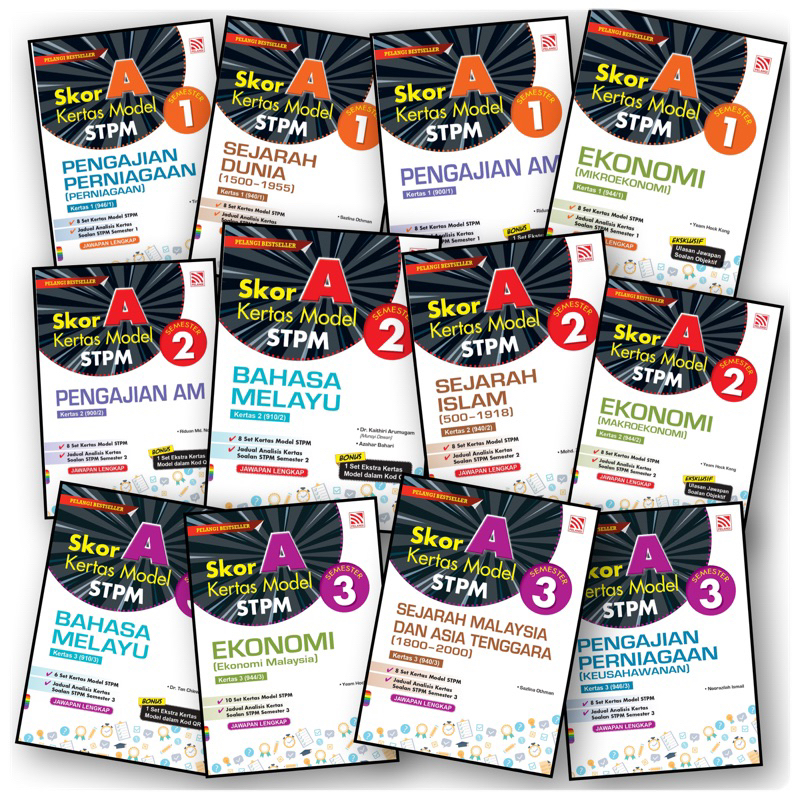 [MBO] Buku Latihan SKOR A Kertas Model STPM SEMESTER 1.2.3 ( 2023 ) | Shopee Malaysia