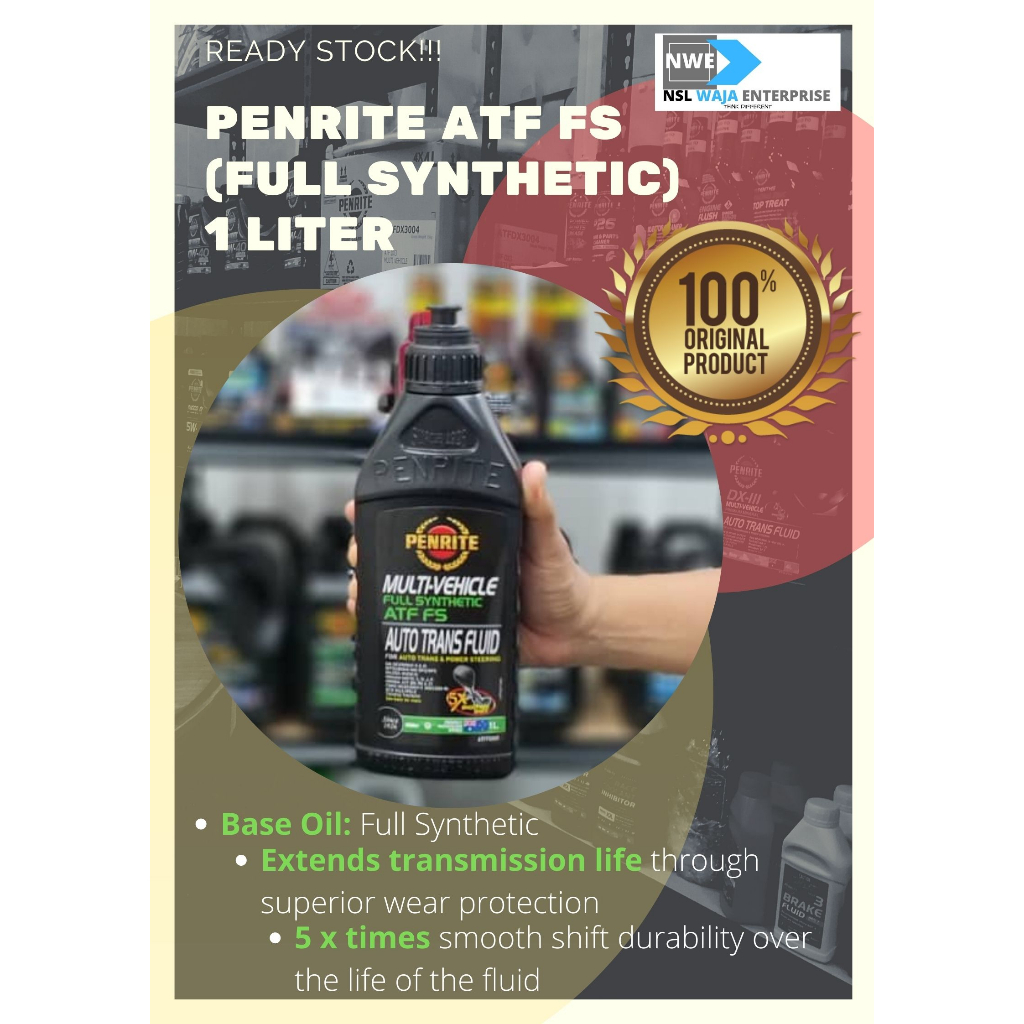Penrite Multivehicle ATF FS Full Synthetic 1 Liter | Shopee Malaysia