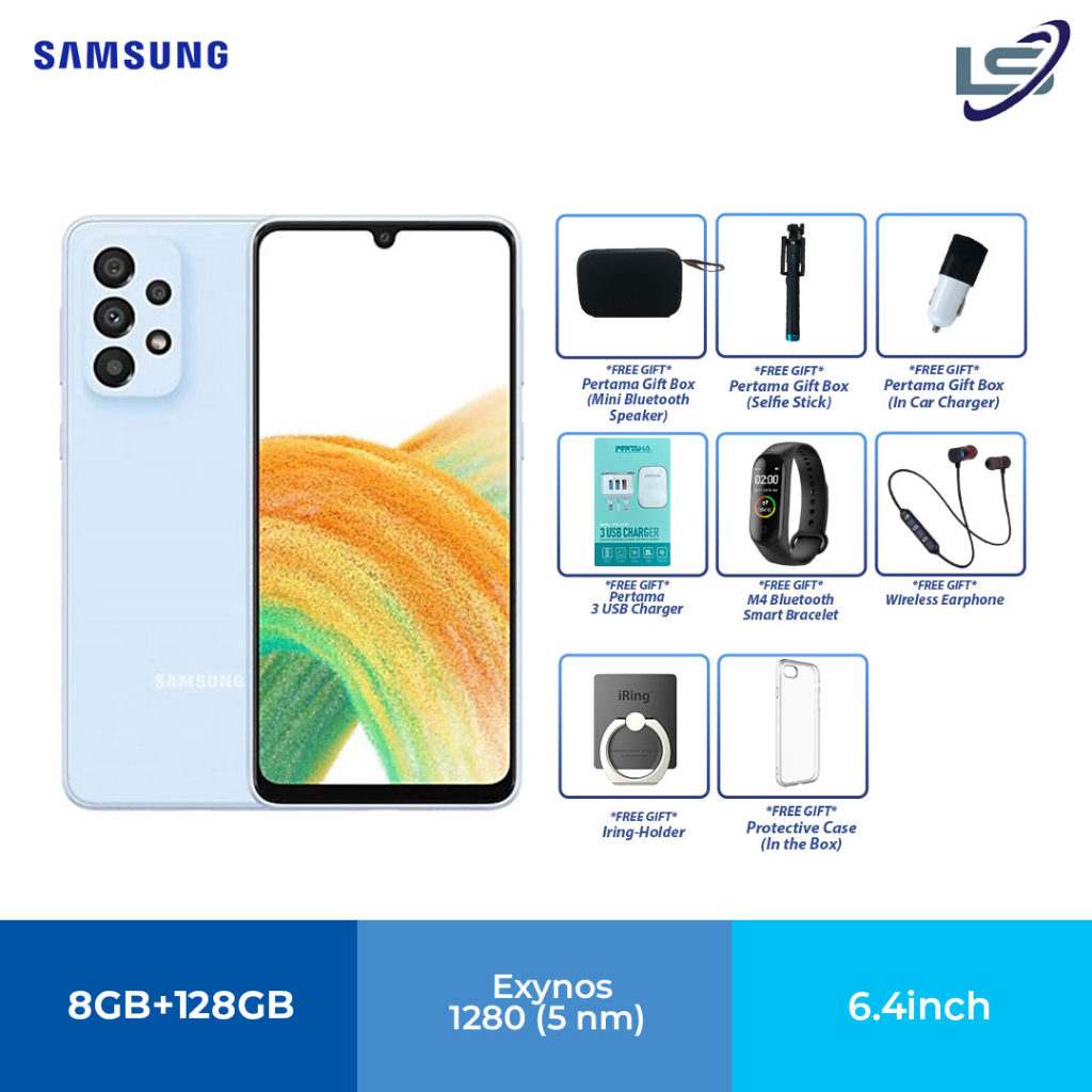 SAMSUNG Galaxy A33 5G | 8GB+128GB | Water & Dust Resistant | FHD+ ...