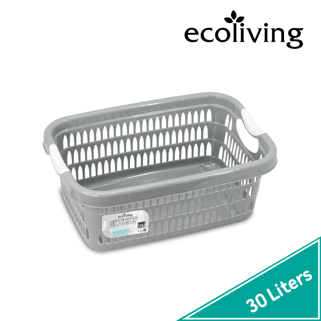 ECO LIVING 12,20,30 Liters Multi-Purpose Rect. Laundry Basket With ...
