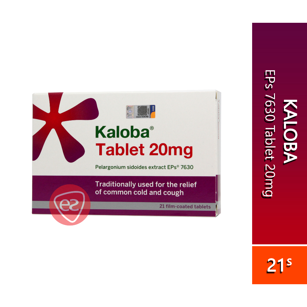 Kaloba EPs 7630 ( Tablet 21s / Syrup 100ml ) For The Relief of Common ...