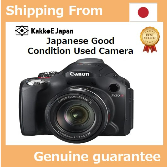 Pre-loved Canon Digital Camera PowerShot SX30 IS PSSX30IS 14.1 million ...