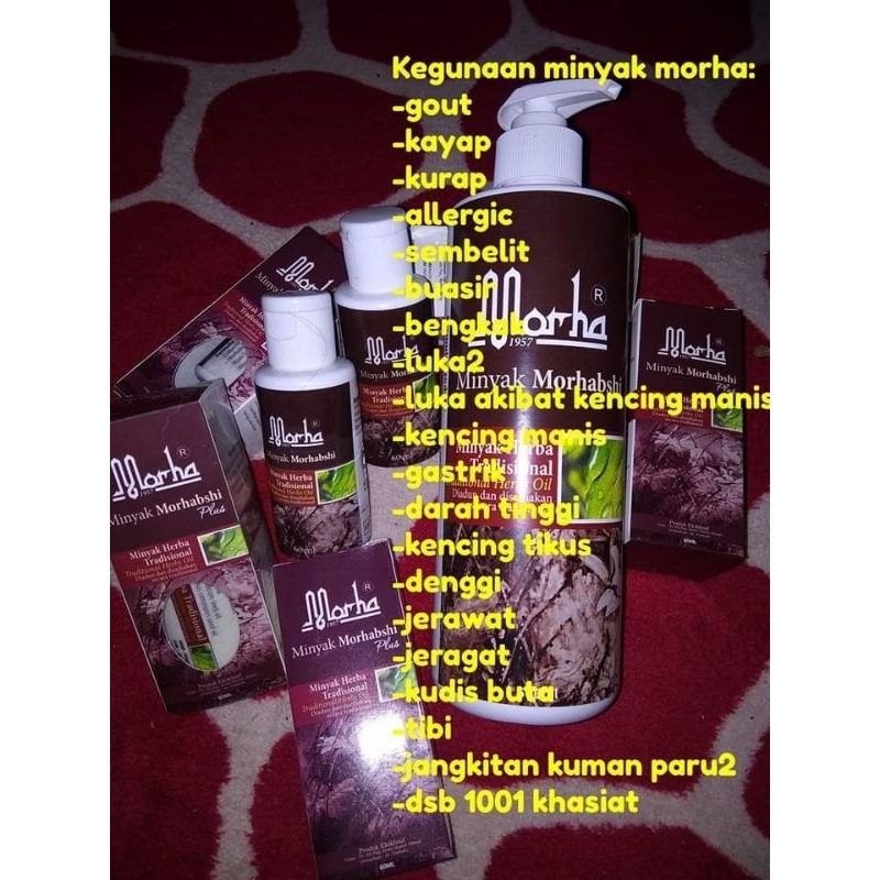 MINYAK MORHABSHI/MORHA 30ML (utk sapuan Dan minum ) | Shopee Malaysia