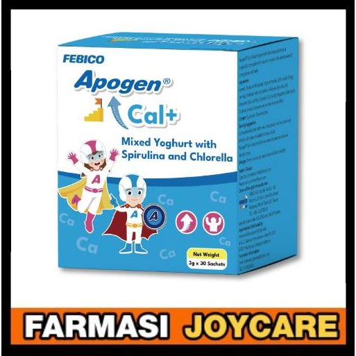 Apogen Cal+ / Calcium (Mixed Yoghurt with Spirulina and Chorella) 3g x ...