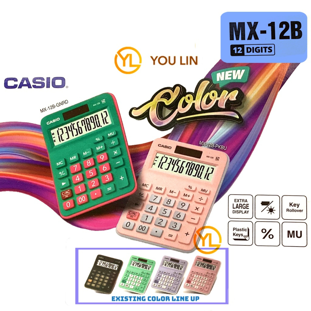 Casio MX12B 12 Digits Calculator | Shopee Malaysia
