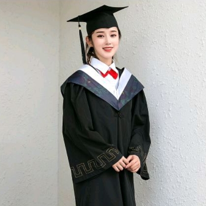 Graduation Grown Bachelor's clothing stole 毕业袍 学士服 baju graduasi jubah ...